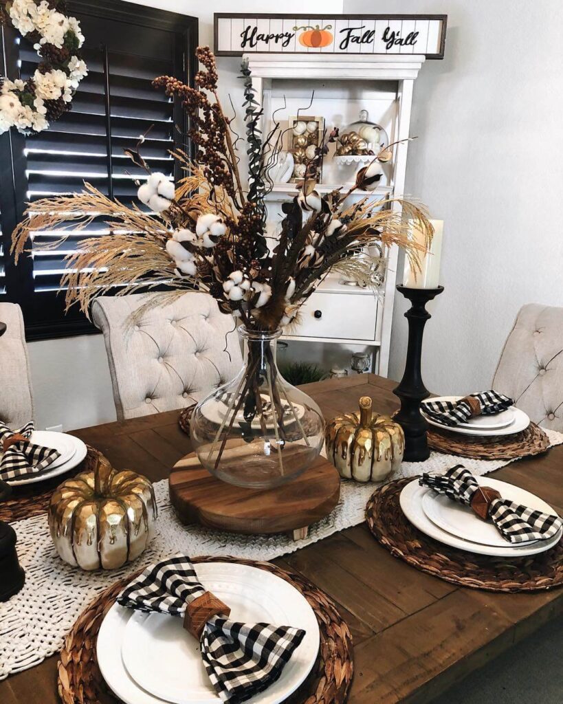33 Easy Fall Table Setting Ideas - Mica Restaurant