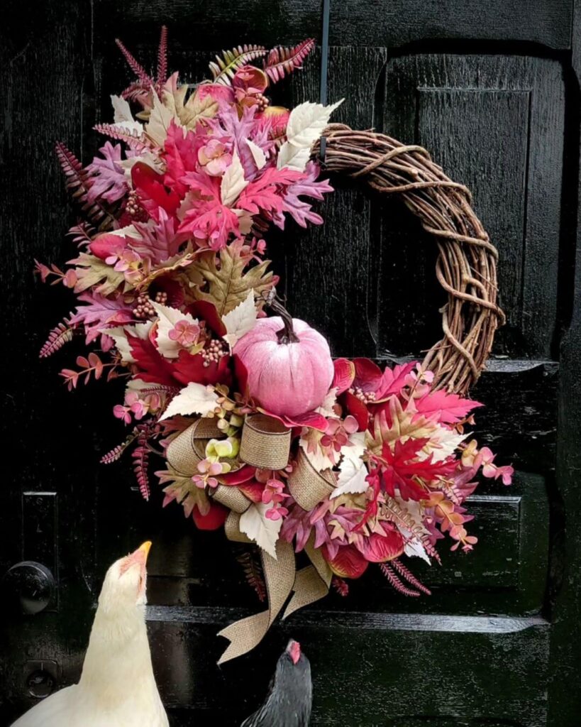 34 Easy DIY Fall Front Door Decor Ideas - Mica Restaurant