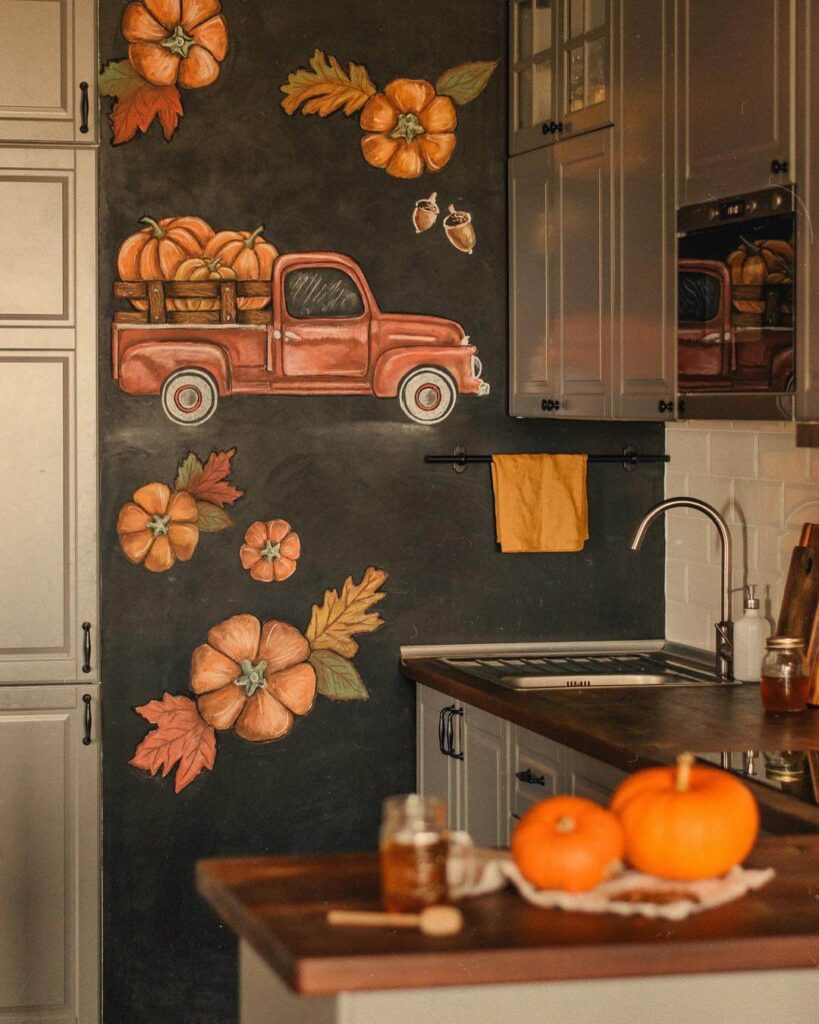 34 Easy Fall Kitchen Decor Ideas - Mica Restaurant