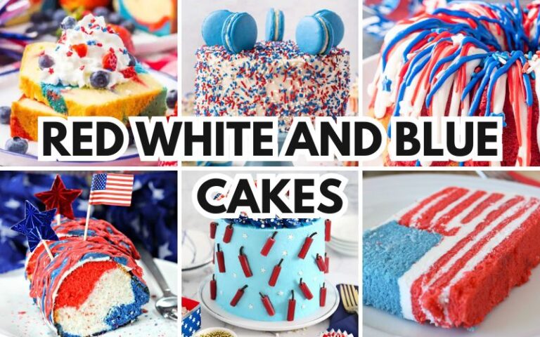 34 Best Red, White, and Blue Cake Ideas