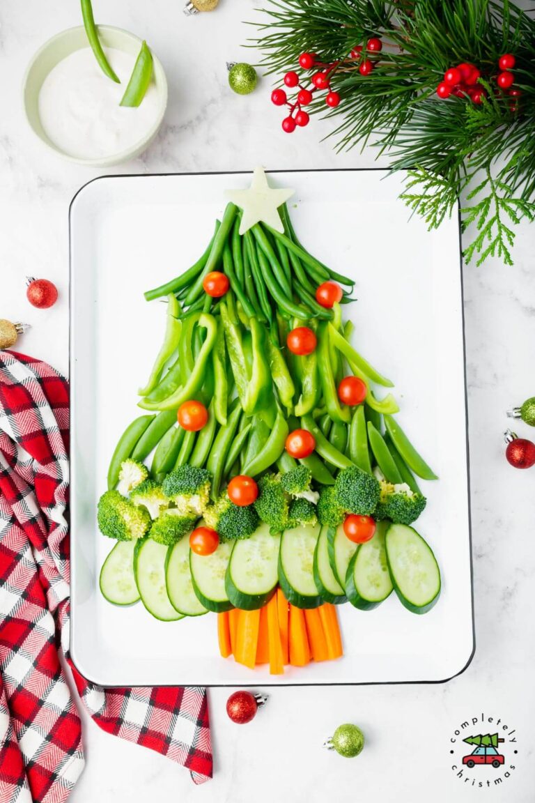 21 Best Christmas Tree Veggie Tray Ideas